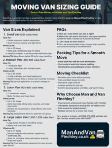 Van Size Guide for Moving - Free Calculator & PDF